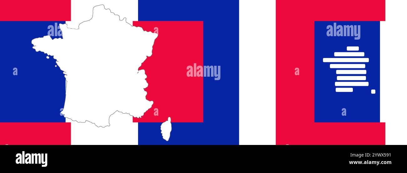 creative background theme France with rounded because simplified ...