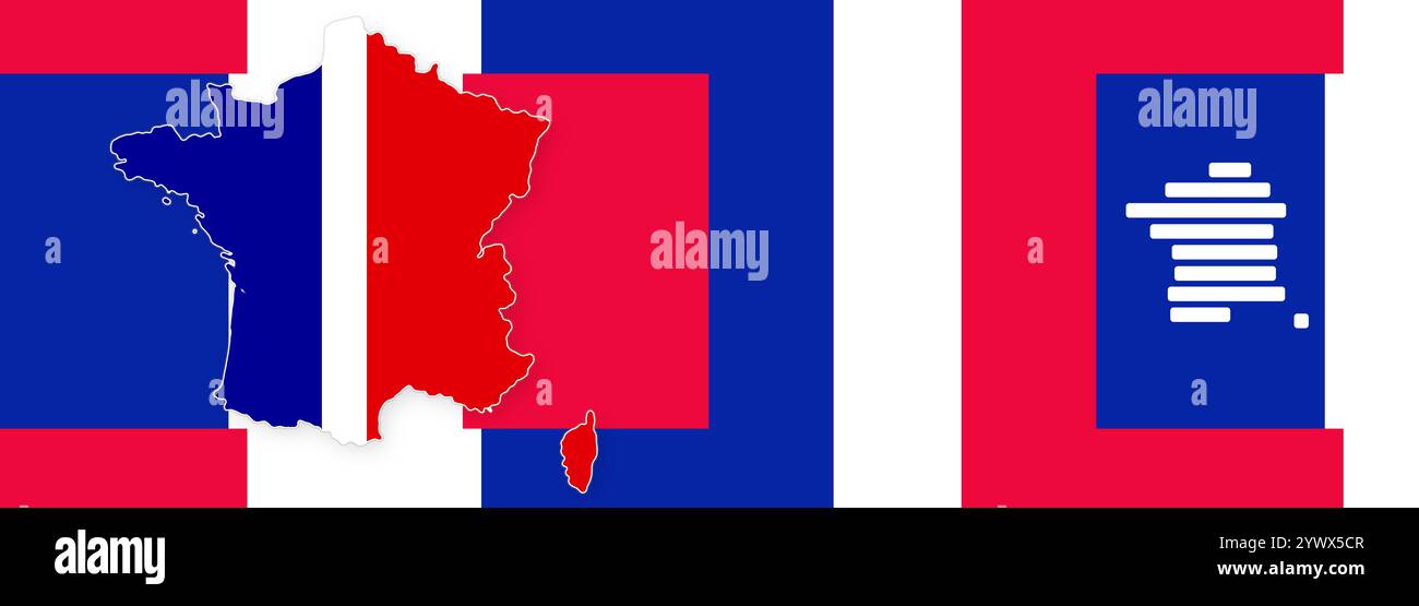 creative background theme France with rounded because simplified ...