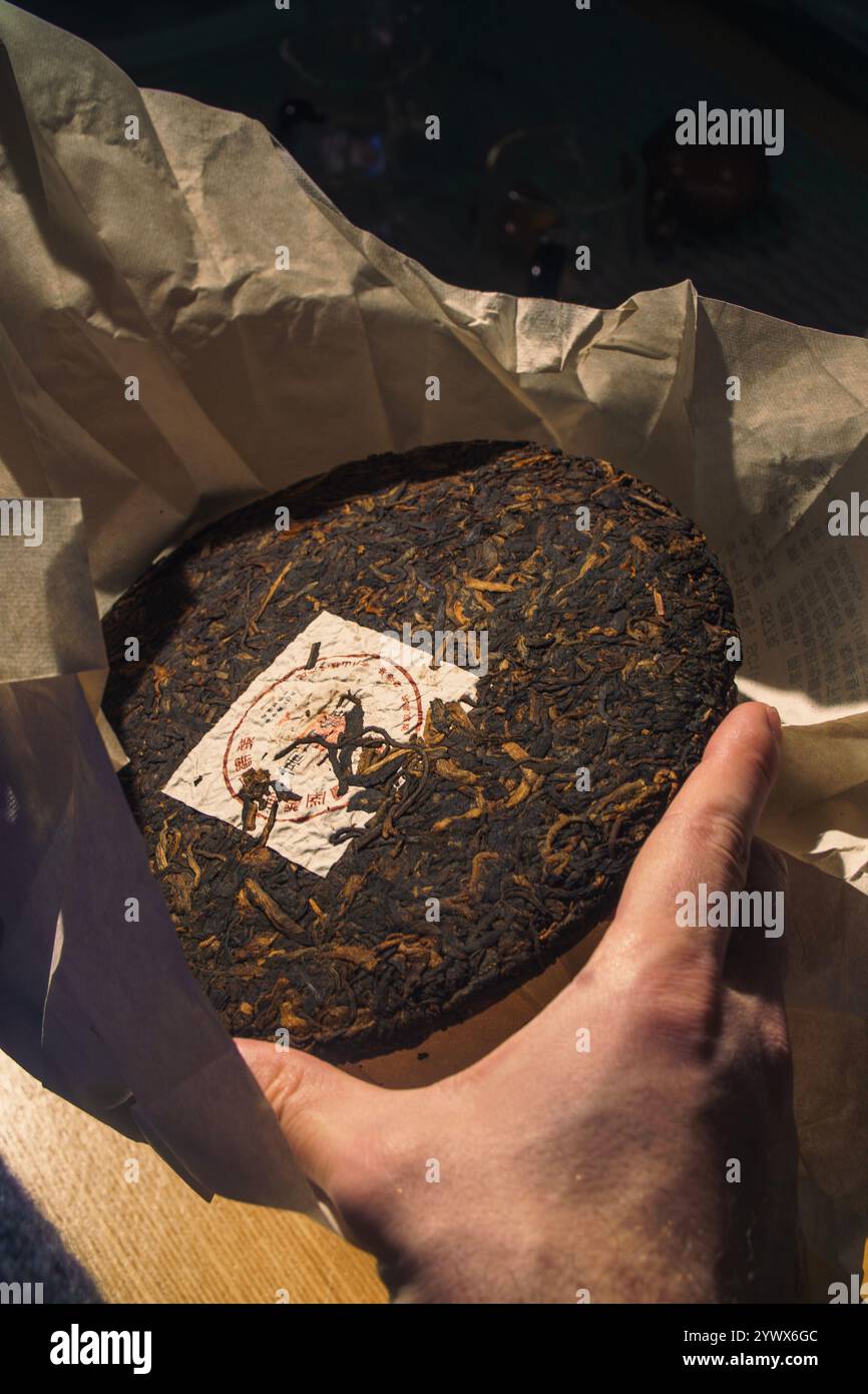 Handheld Compressed Tea Cake with Unique and EyeCatching Branding That ...