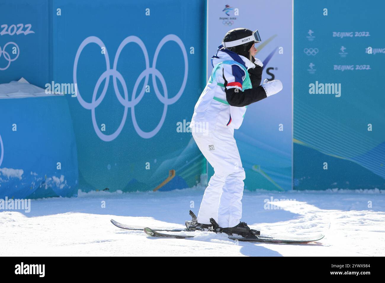 FEB 7, 2022 - Beijing, China: Tess Ledeux of France reacts to an ...