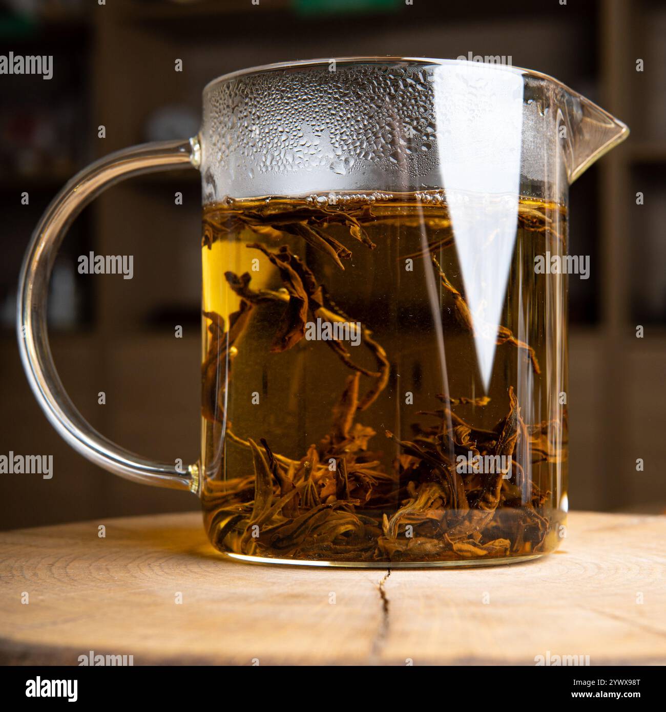 The Art of Brewing Herbal Tea in a Beautiful Glass Teapot for an ...