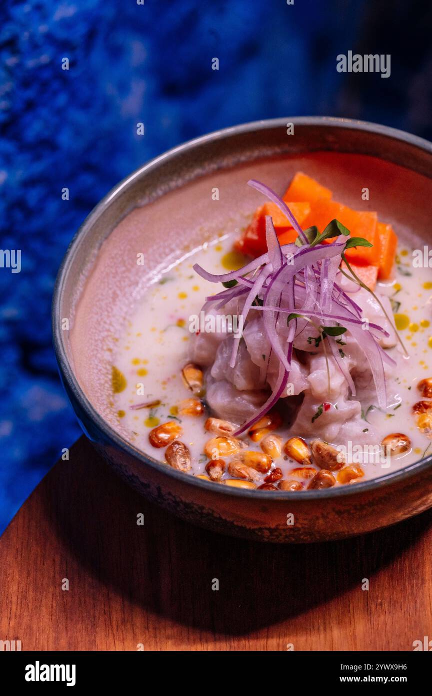 Peruvian food ceviche preparation hi-res stock photography and images ...