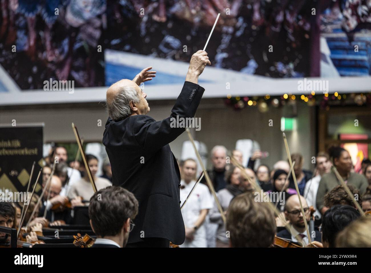 AMSTERDAM - The Royal Concertgebouw Orchestra during a performance for ...