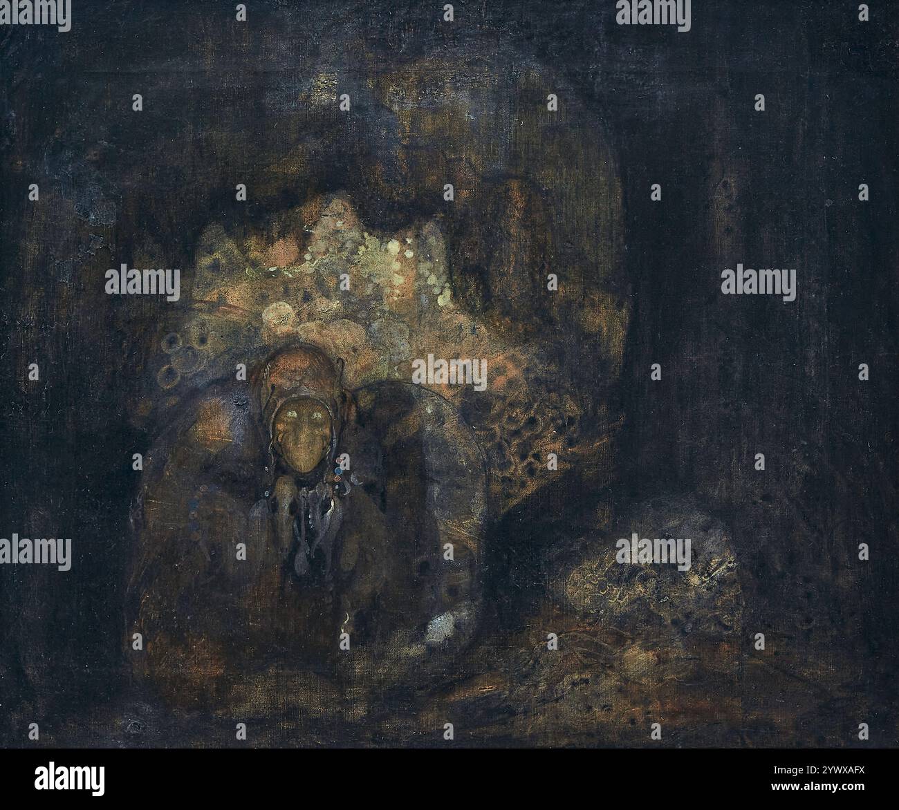 Art by Swedish artist John Bauer (1882‑1918)”Labbmor slog upp dörren ...