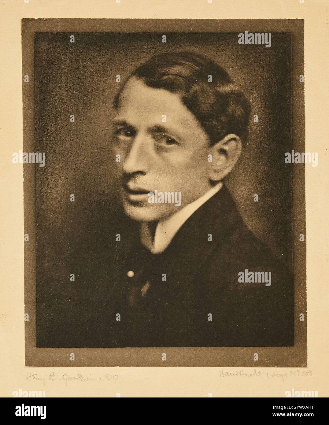 Henry B. Goodwin's portrait of painter John Bauer 1917 Stock Photo - Alamy