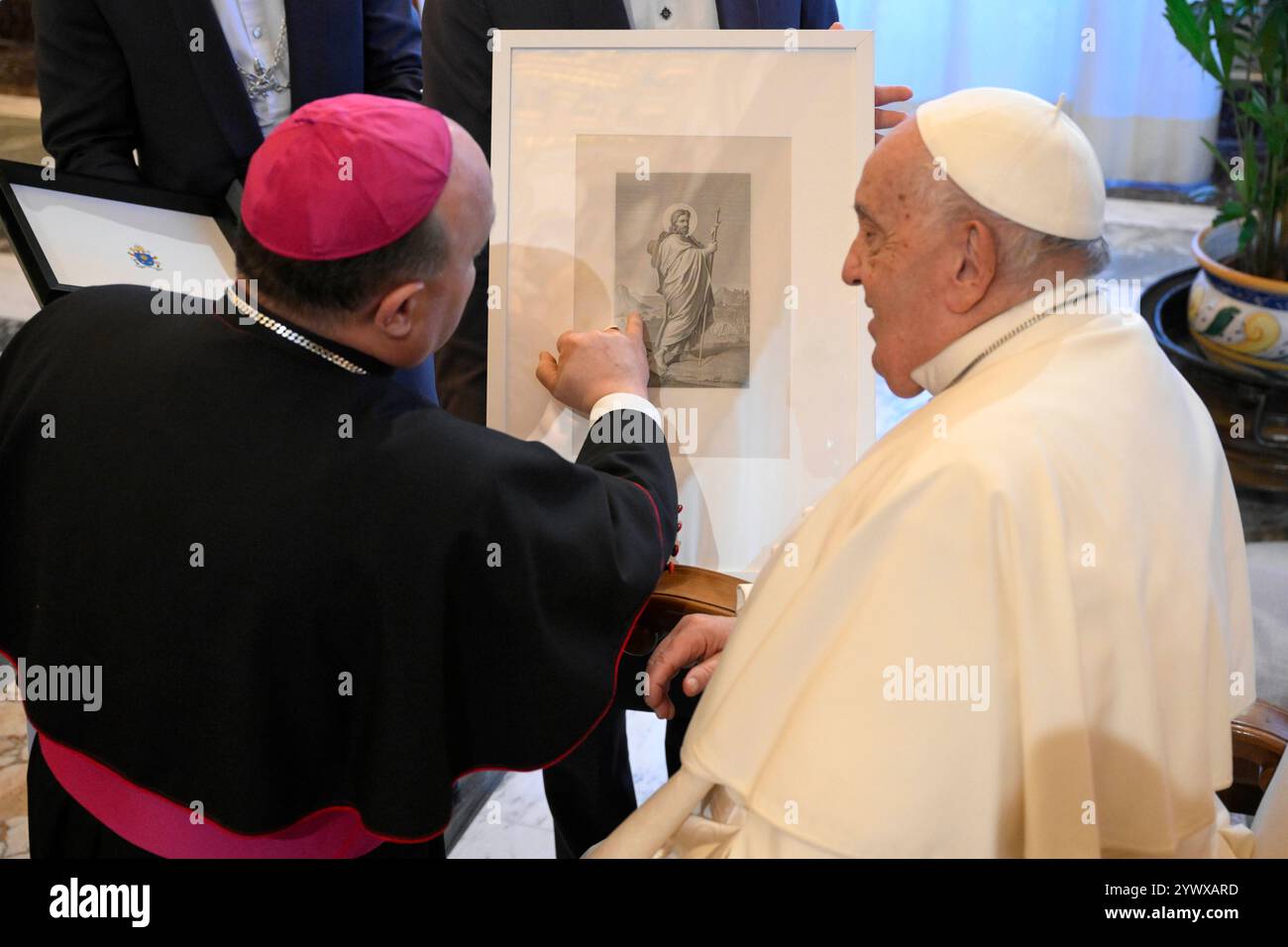 ITALY - POPE FRANCIS DURING A PRIVATE AUDIENCE WITH THE COMMUNITY OF ...