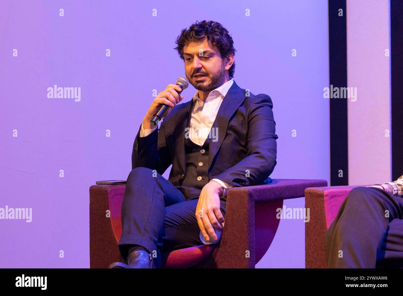 Milano, Italia. 12th Dec, 2024. L'assessore alla Cultura Tommaso Sacchi ...