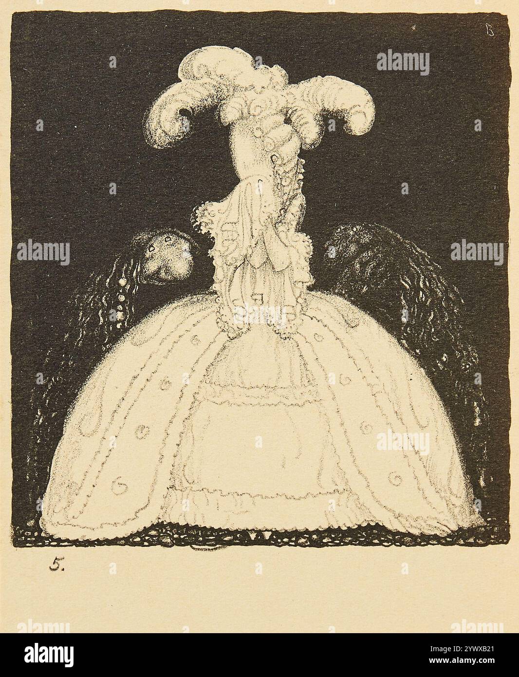 Swedish art by John Bauer 1882-1918 from "Troll" Två friare Stock Photo ...