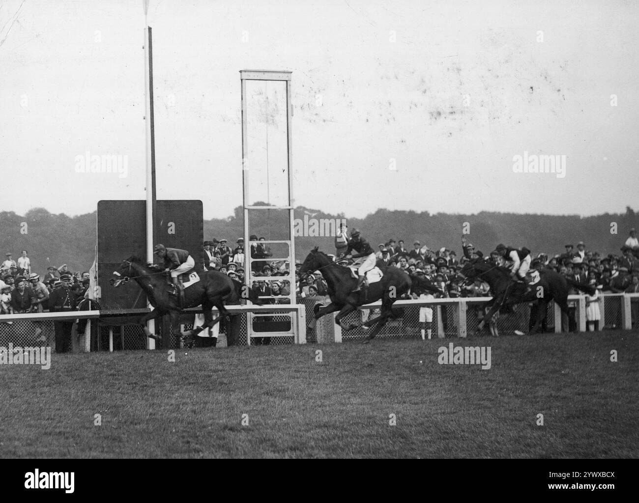 Horse racing Grand Prix du Paris at the Hippodrome de Longchamp in ...