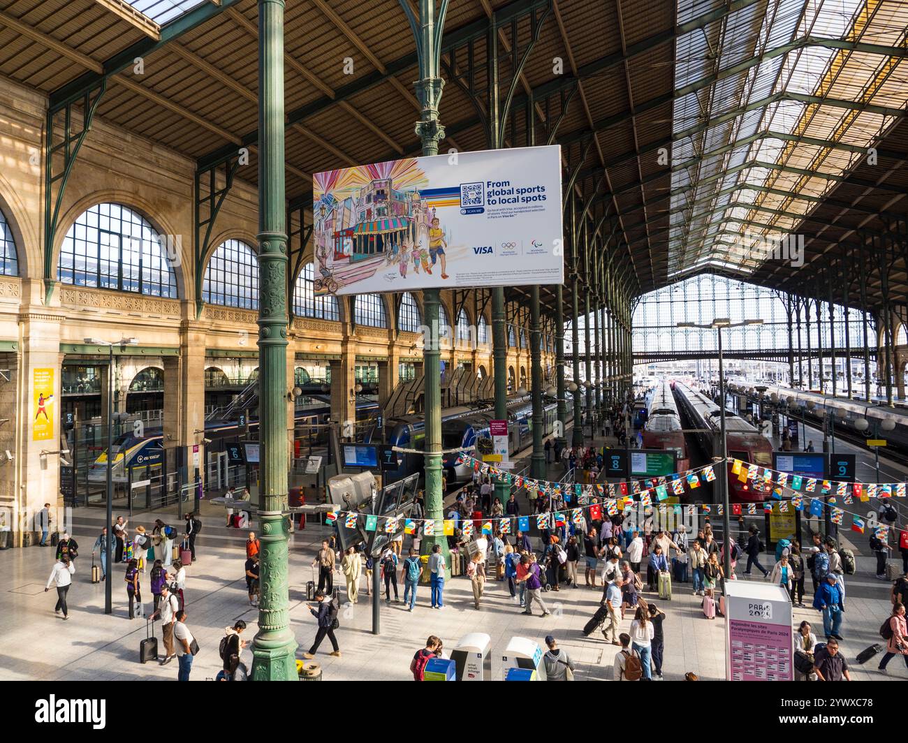 Gare du Nord, Paris Nord, Railway Station, Paris, France, Europe, EU ...