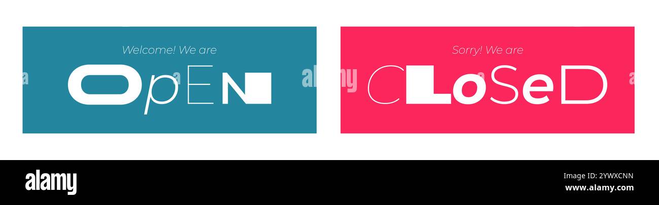 Welcoming entrance signs Stock Vector Images - Alamy