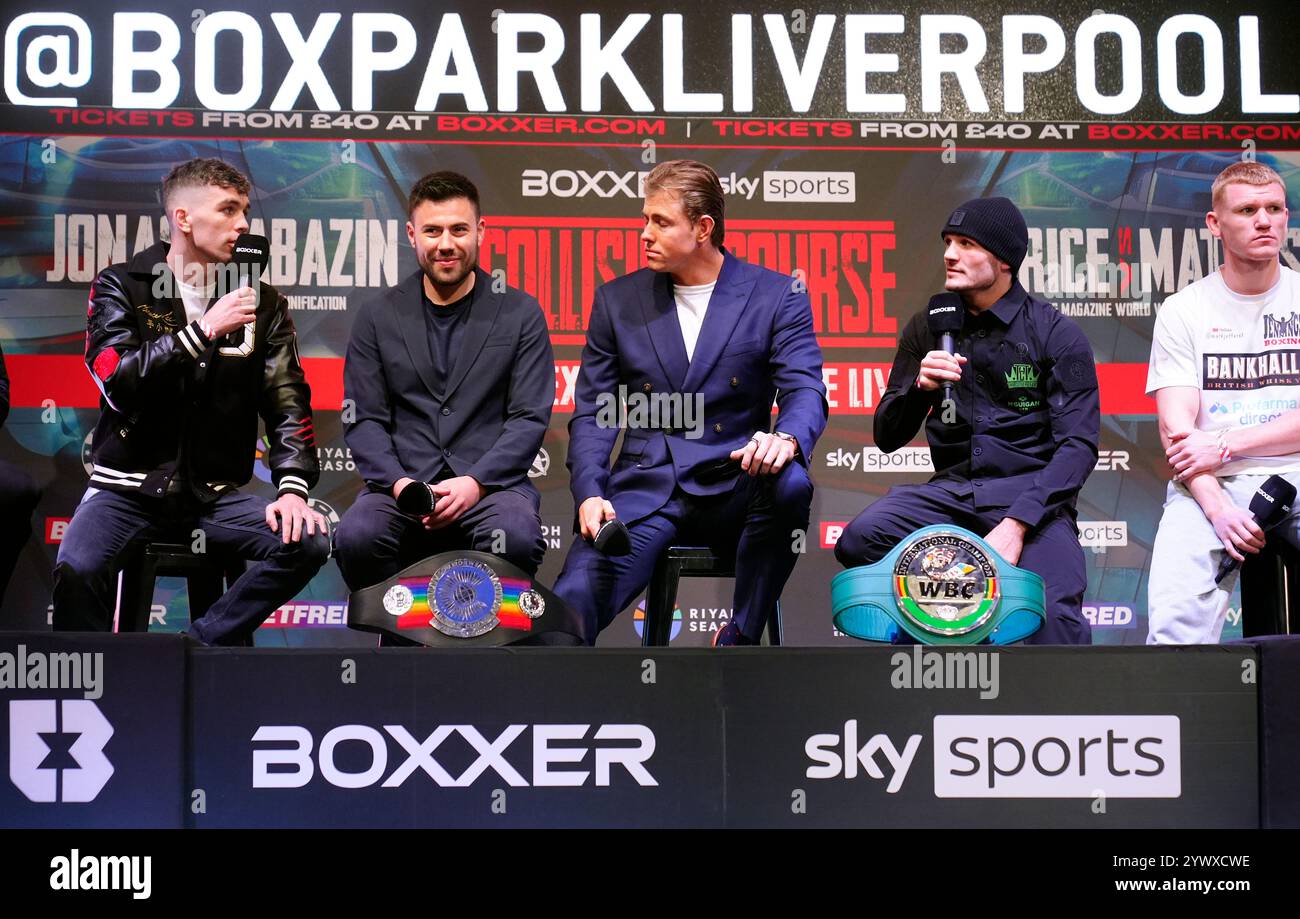 Stephen McKenna, Ben Shalom, Big Mo, Lee Cutler and Mark Jeffers during a press conference at ...