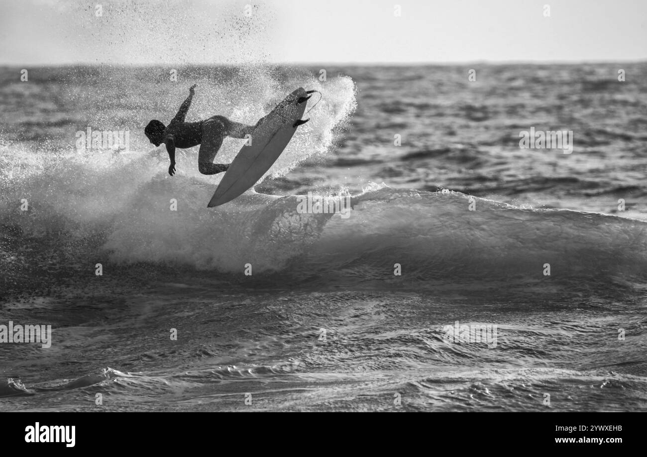 Atlantic ocean surfer Black and White Stock Photos & Images - Alamy