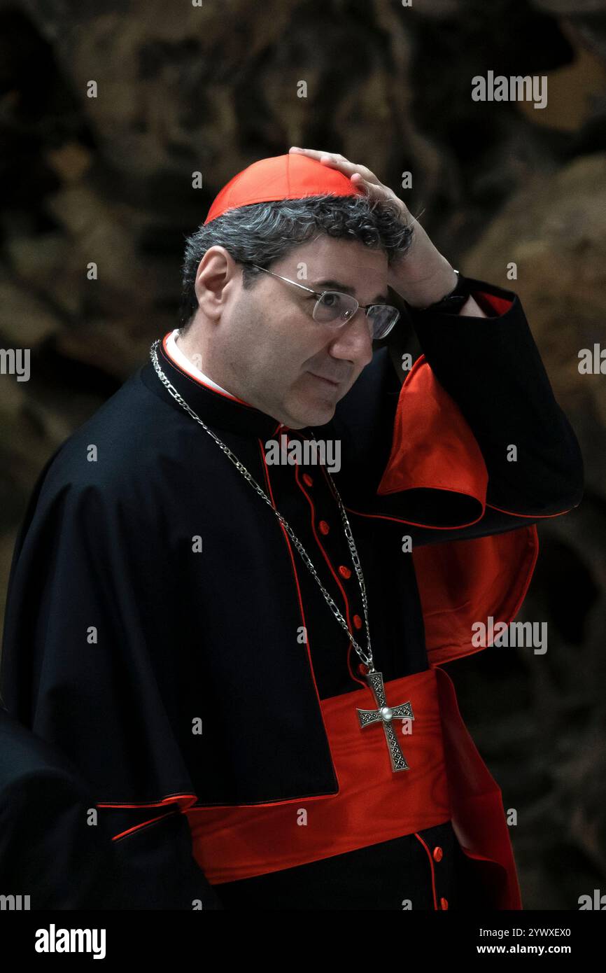 Vatican City, Vatican, 11 December 2024. Cardinal Frank Leo attends the ...