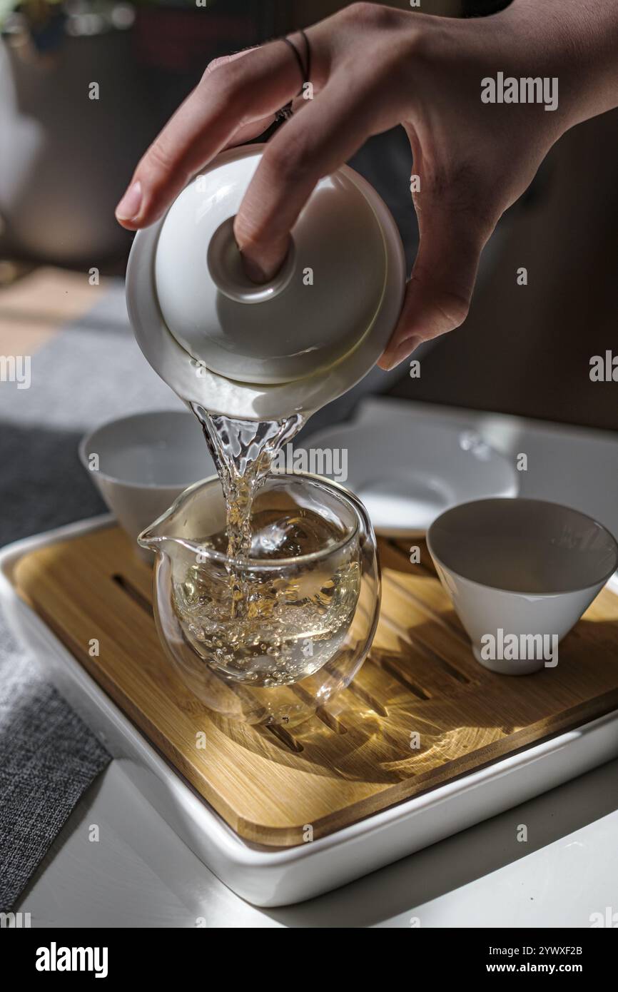 Engaging in the enchanting Tea Pouring Ritual using an Elegant and ...