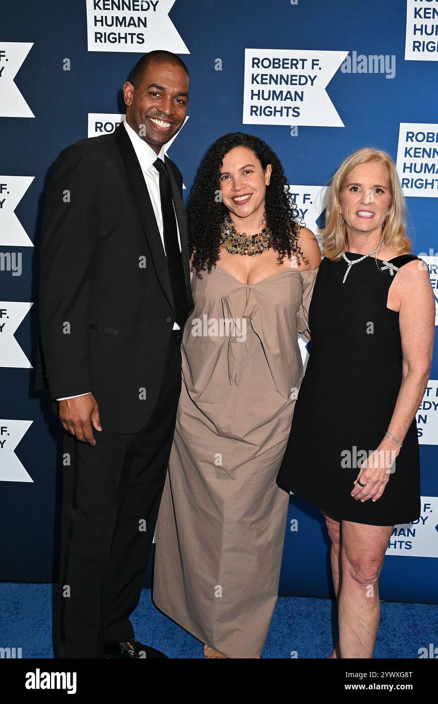 Antonio Delgado and wife Lacey Schwartz Delgado attend The RFK Human ...