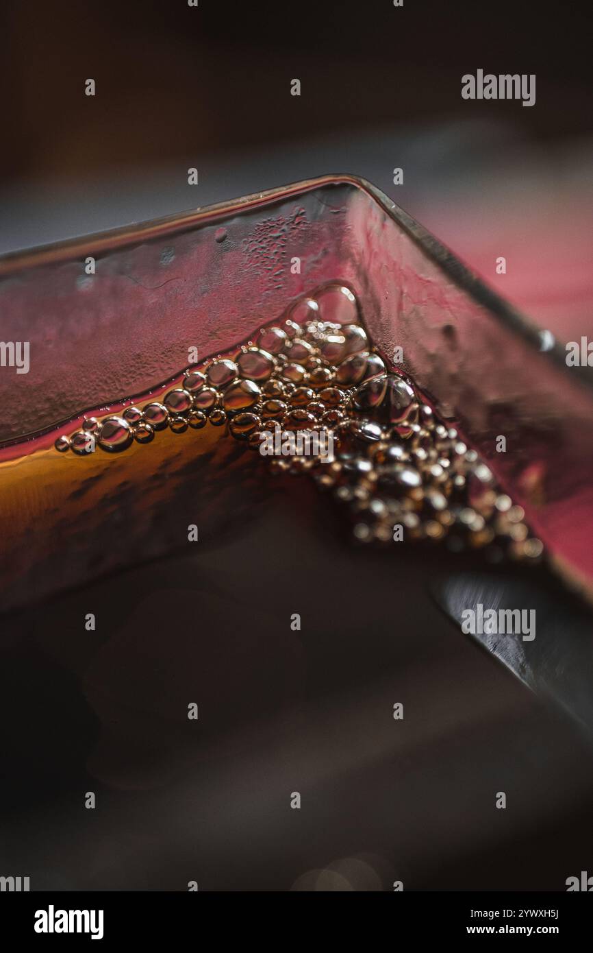 An InDepth CloseUp of Liquid Metal Flowing Smoothly During a Crafting ...
