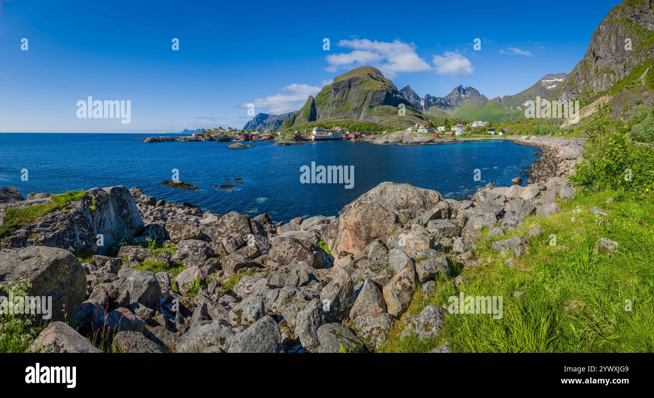 Landscape at Å, Moskenes, Lofoten Islands, Norway Stock Photo - Alamy
