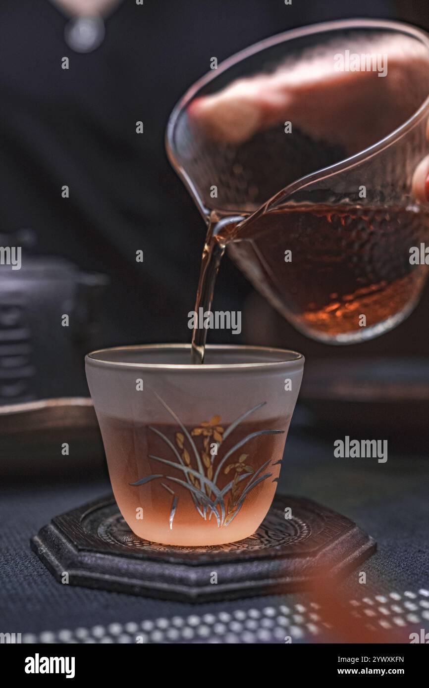 Experience the Elegant Tea Pouring Ritual, an exquisite ceremony ...