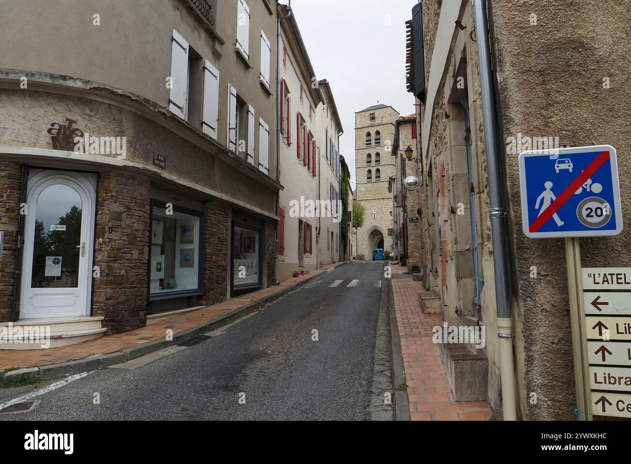 SAINT-ANDRE'S CHURCH, Montolieu Book and Arts Village, Aude , France ...