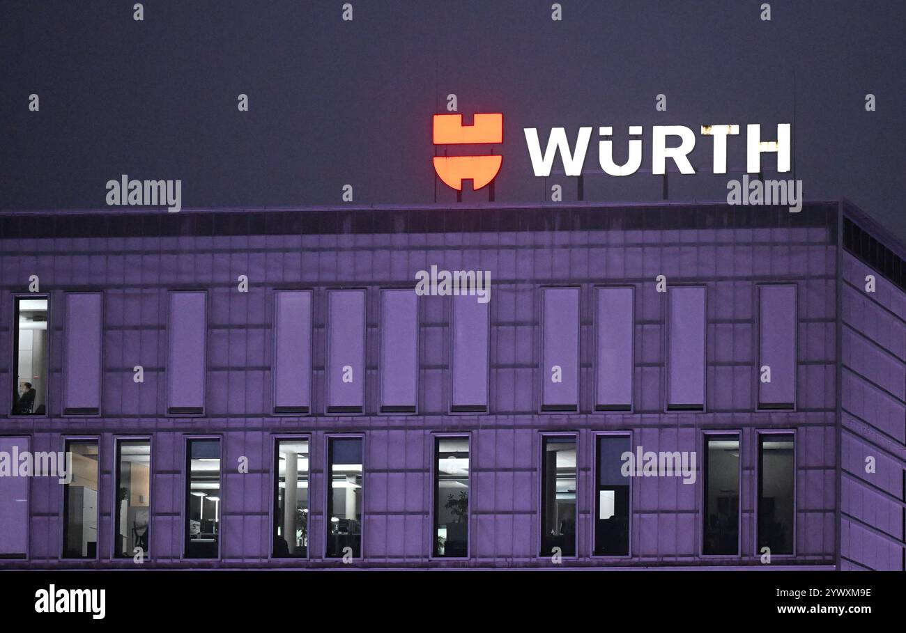 PRODUCTION - 11 December 2024, Baden-Württemberg, Künzelsau: The logo ...