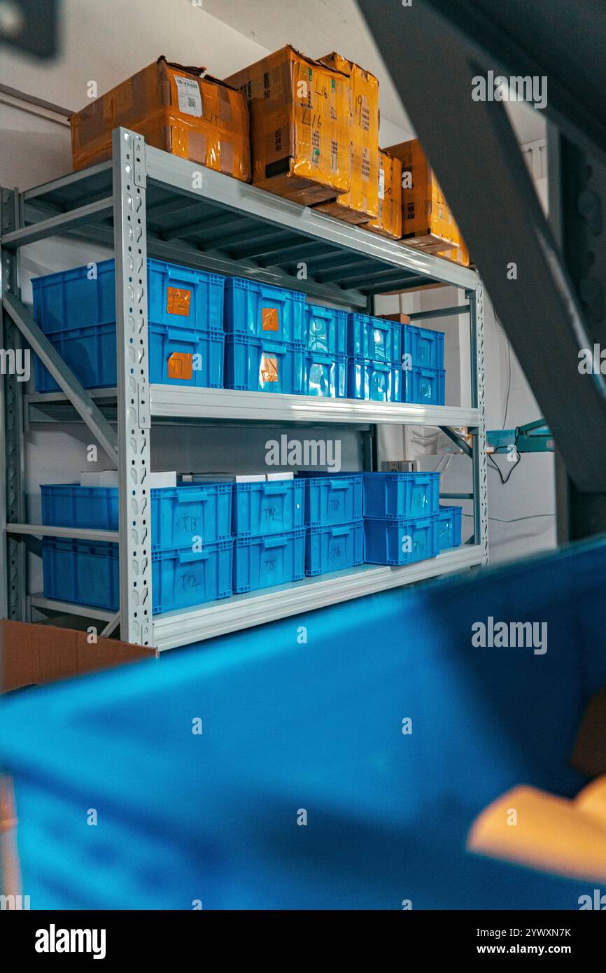 Colorful Bins for Organized Storage and Efficient Inventory Management ...