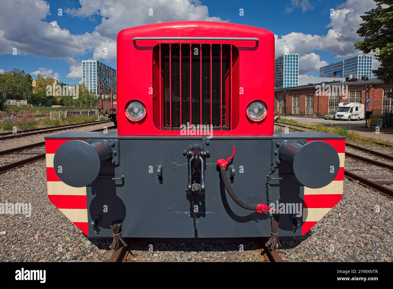 Old diesel railway locomotive hi-res stock photography and images - Alamy