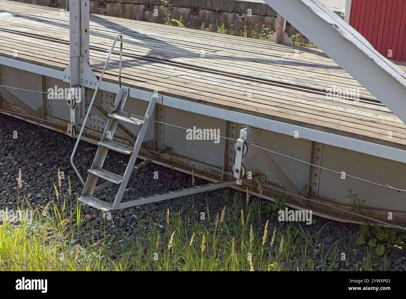 Outdoor metal stairs hi-res stock photography and images - Alamy