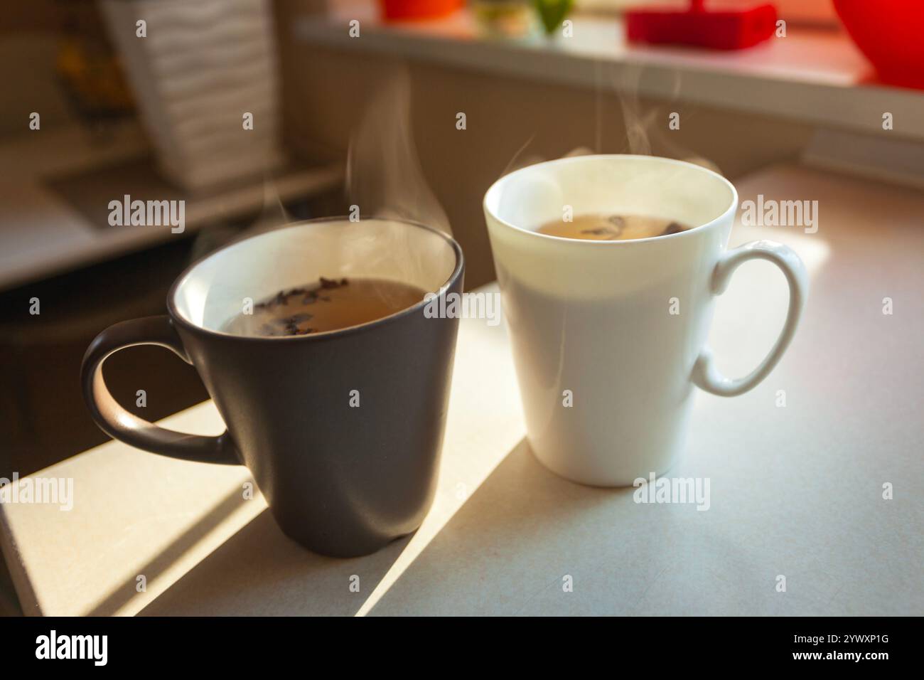 Kitchen home breakfast table no people hi-res stock photography and ...