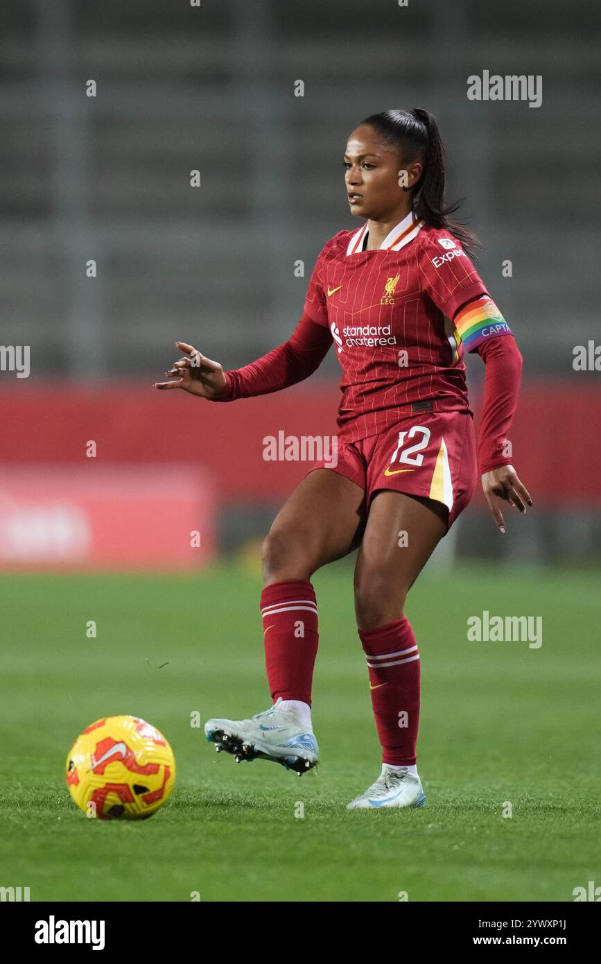ST HELENS, ENGLAND - DECEMBER 11: Taylor Hinds of Liverpool during the ...