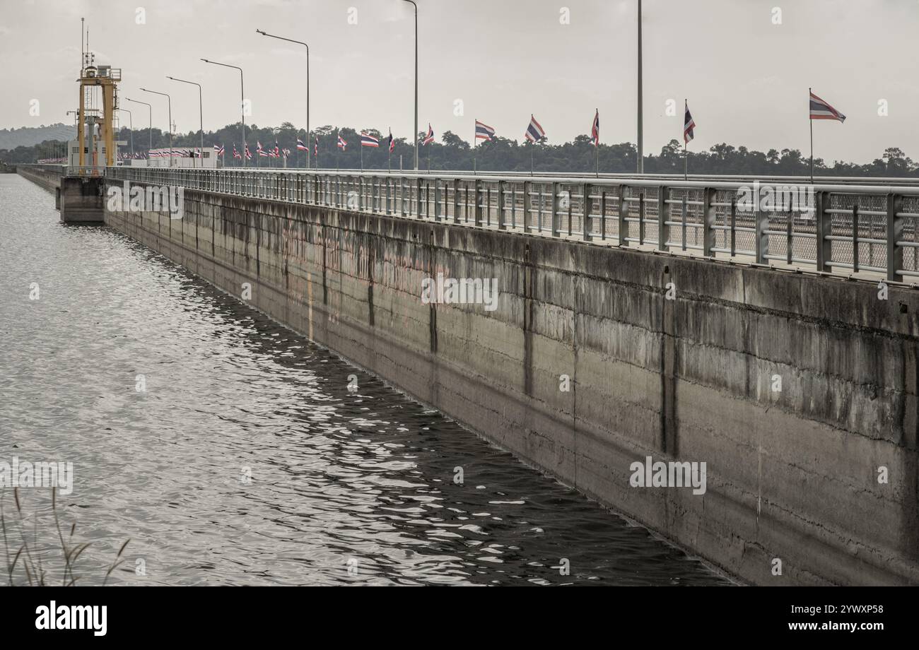 Nakhon Nayok, Thailand - 07 Dec, 2024 - Landscape view of Khun Dan ...