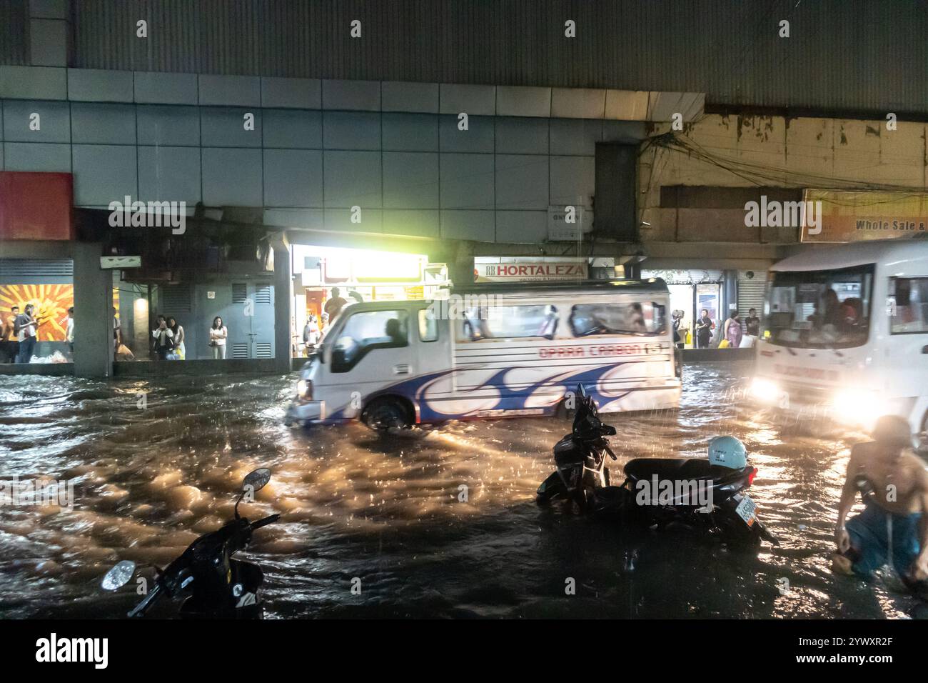 December 1, 2024: Heavy flooding in Cebu, The Philippines downtown area ...