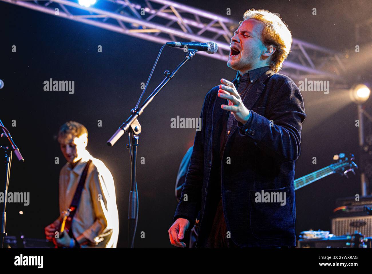 Italy 9 December 2024 Geordie Greep - Black Midi singer and frontman ...