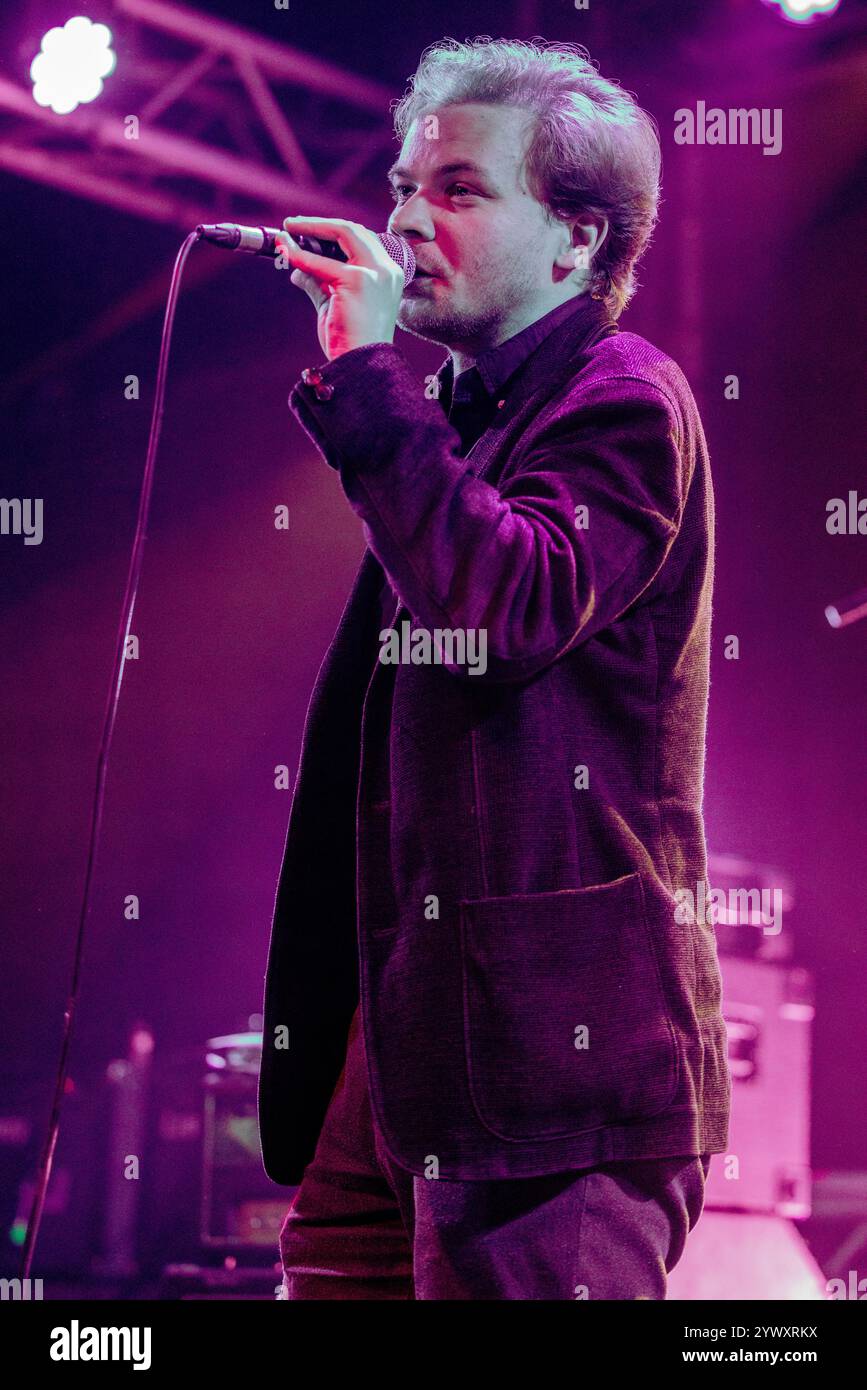 Italy 9 December 2024 Geordie Greep - Black Midi singer and frontman ...