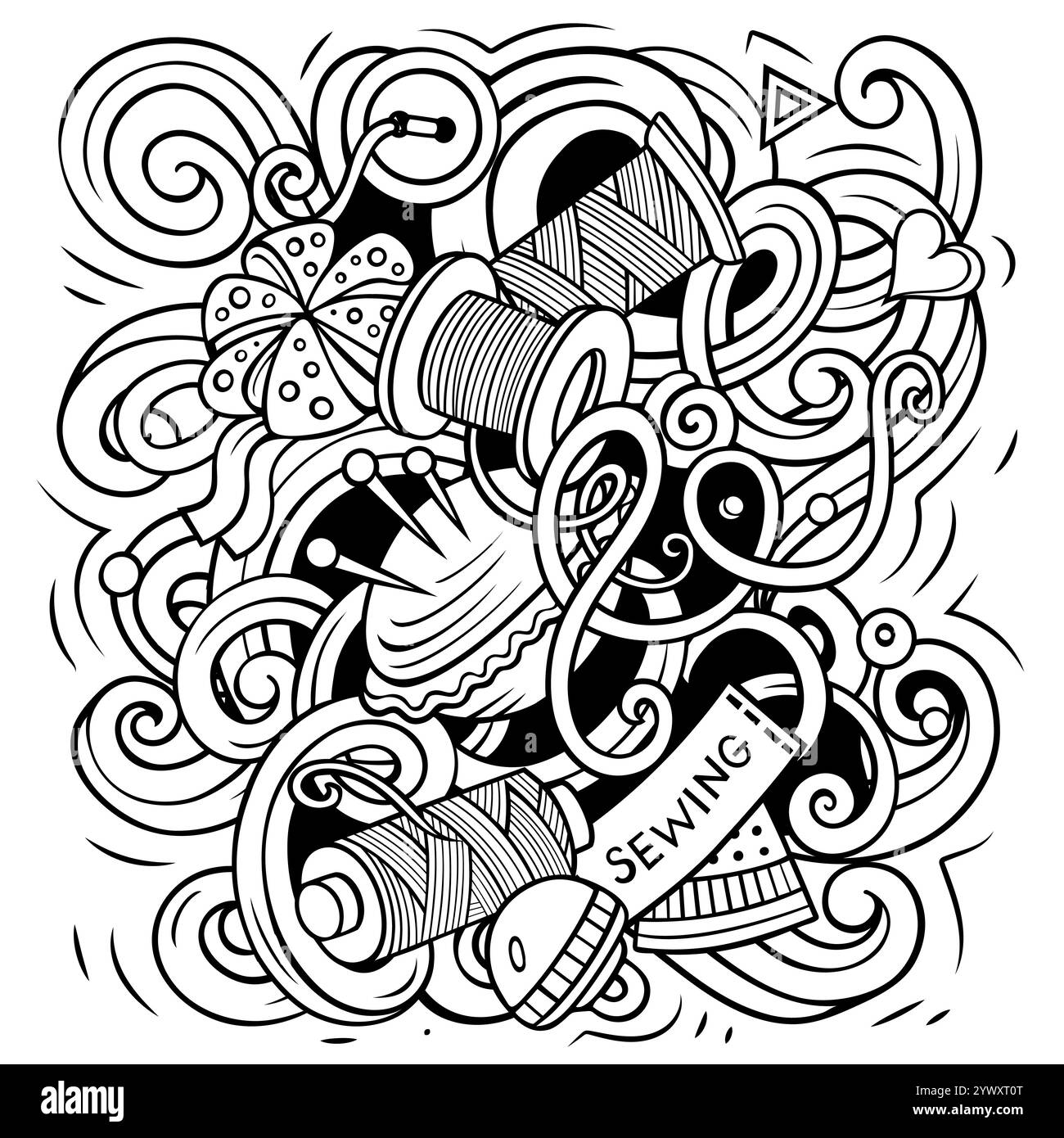 Handmade cartoon vector illustration Stock Vector Image & Art - Alamy