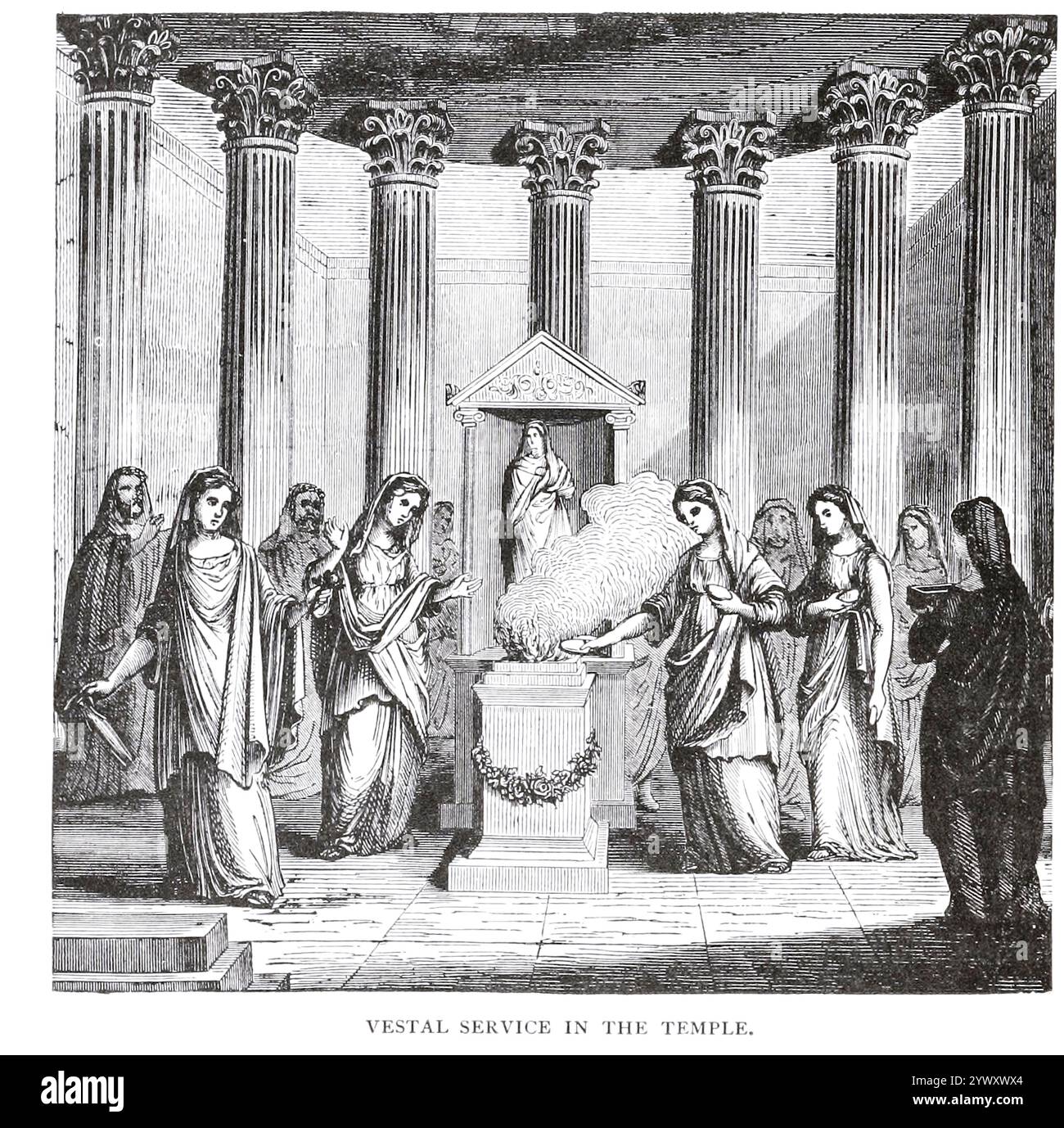 Roman shrines and temples Cut Out Stock Images & Pictures - Alamy