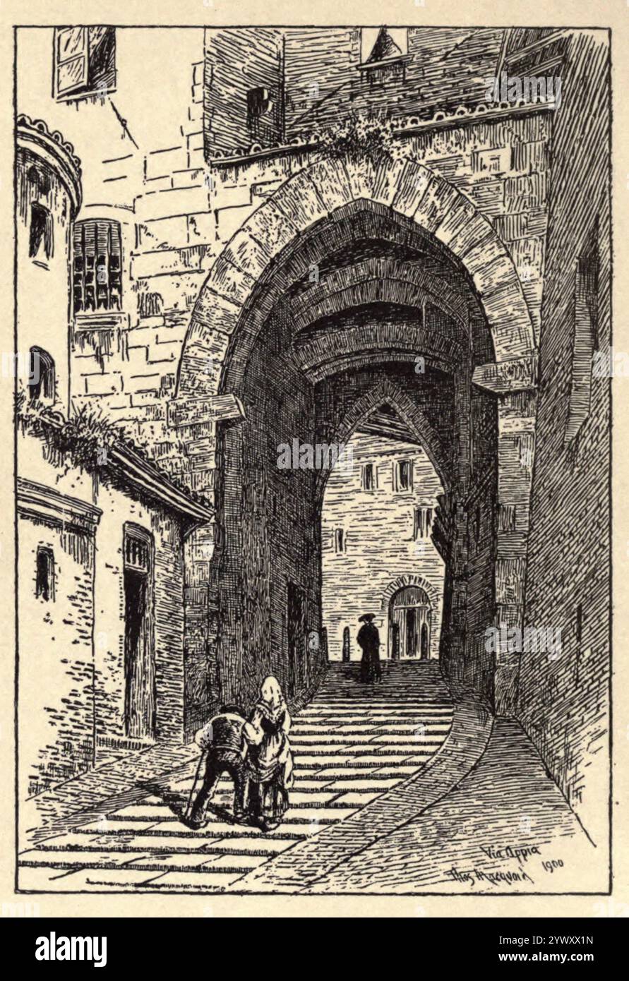 VIA APPIA Pictures in Umbria illustration by Randolph Caldecott (22 ...