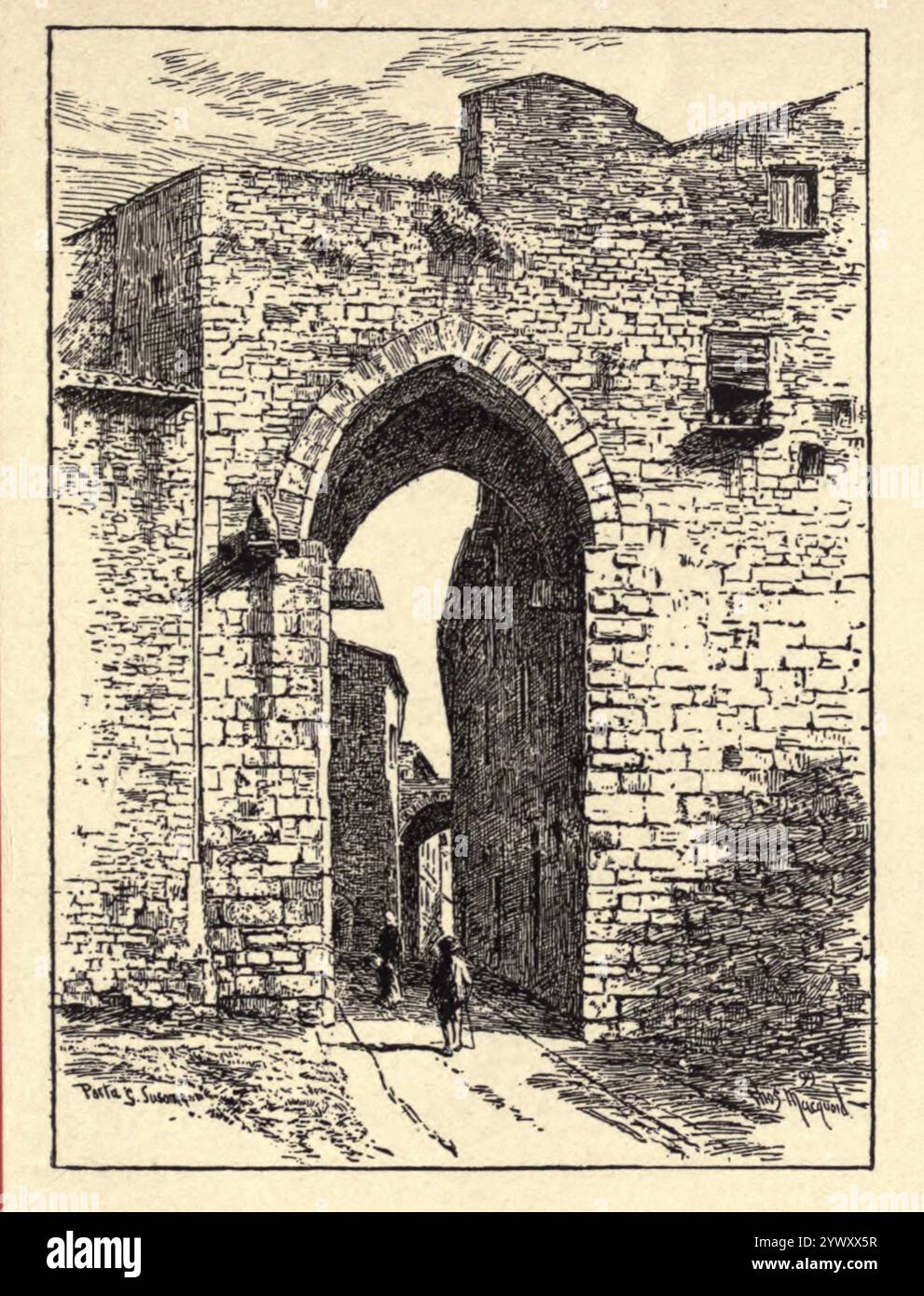 PORTA SUSANNA Pictures in Umbria illustration by Randolph Caldecott (22 ...