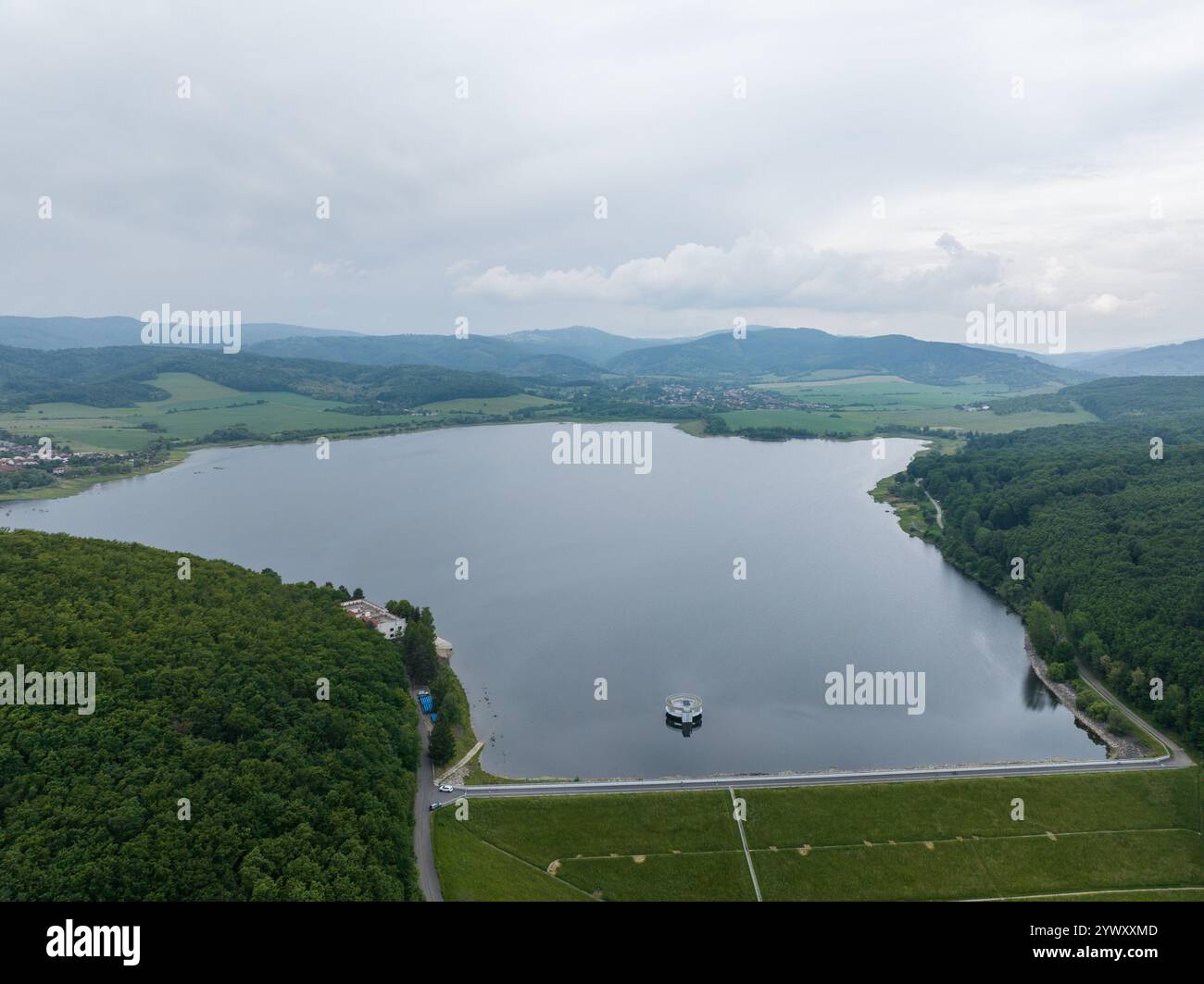 Aerial view of the Ruzina reservoir in Slovakia Stock Photo - Alamy