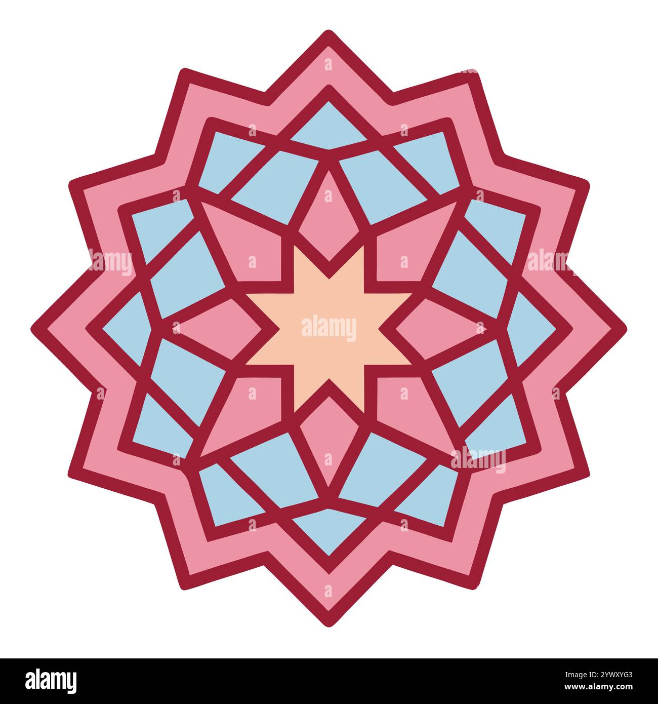 Beautiful seamless Islamic pattern with geometric shapes and arabesque ...