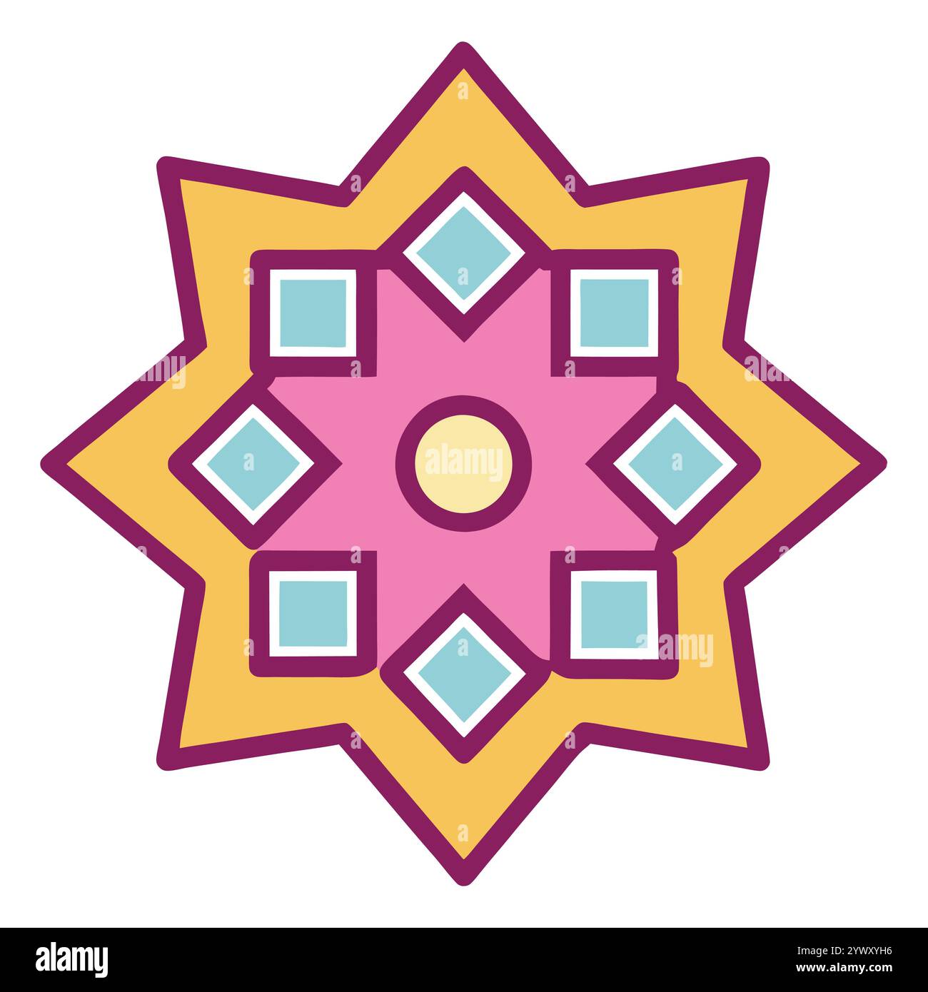 Beautiful seamless Islamic pattern with geometric shapes and arabesque ...