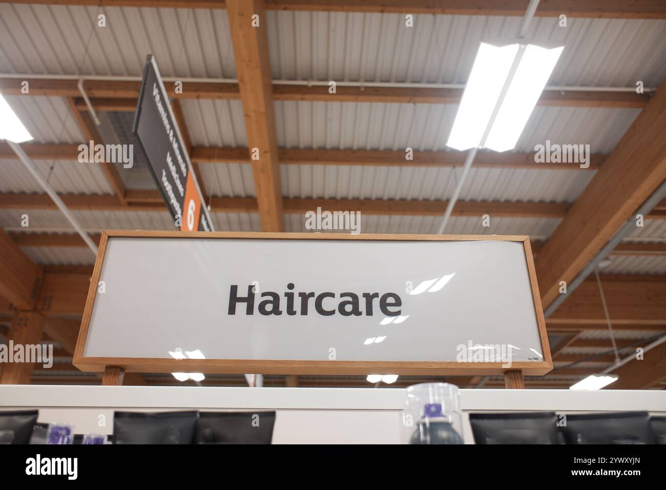 Cambridge, UK - 11 Dec 2025 - Haircare products and isle at a ...