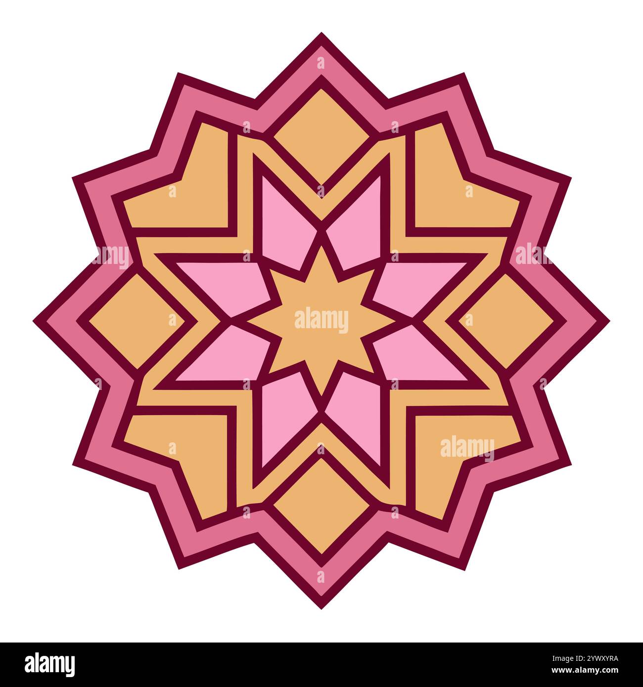 Beautiful seamless Islamic pattern with geometric shapes and arabesque ...
