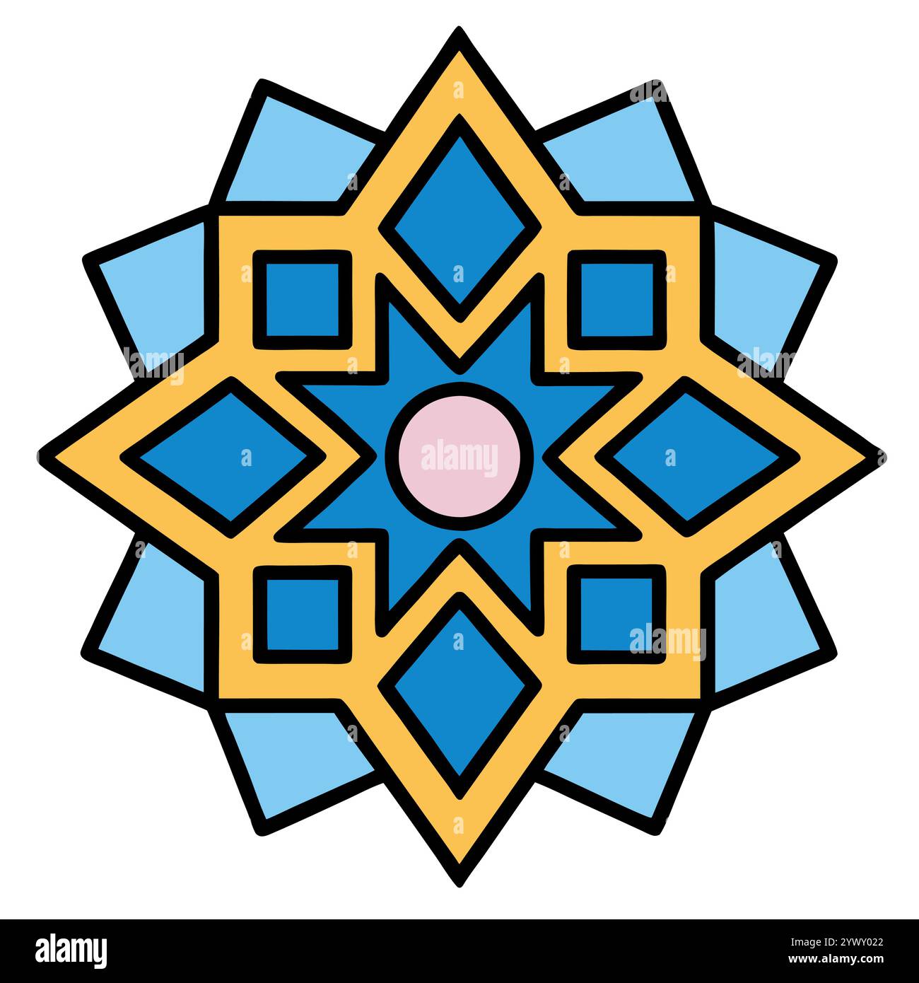 Beautiful seamless Islamic pattern with geometric shapes and arabesque ...
