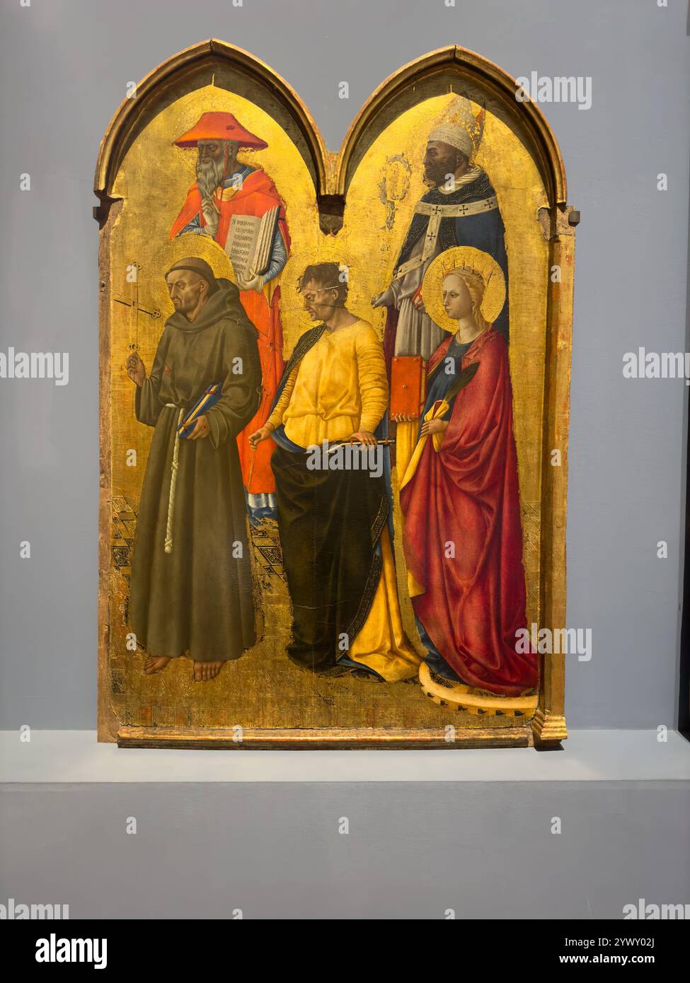 Panel from an altar complex of the Basilica della Santissima Annunziata ...