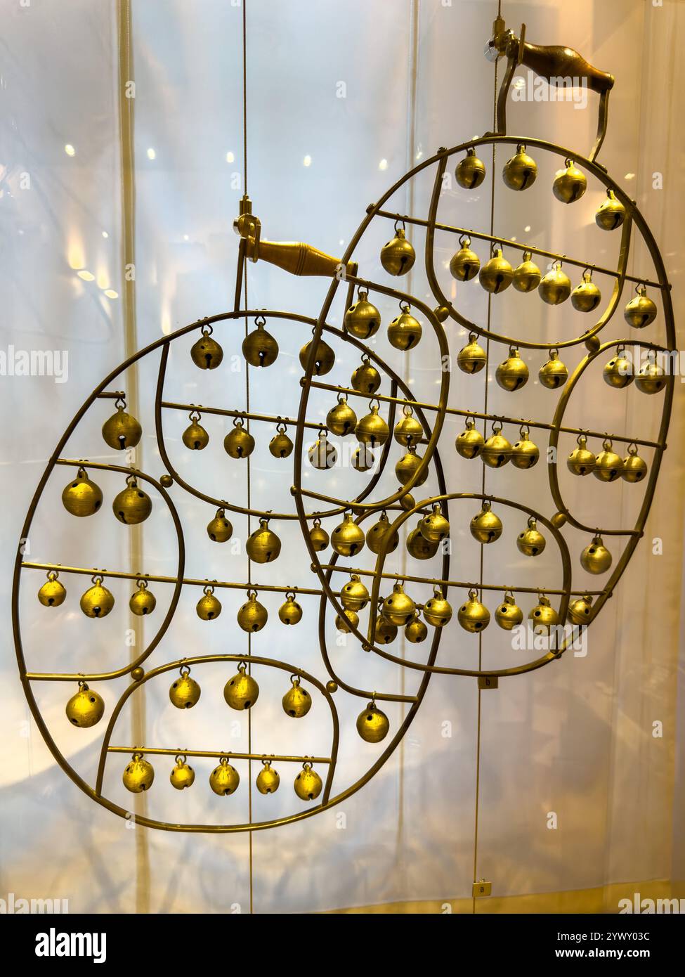 A set of antique jingles from the late 1700s in the Accademia Gallery ...