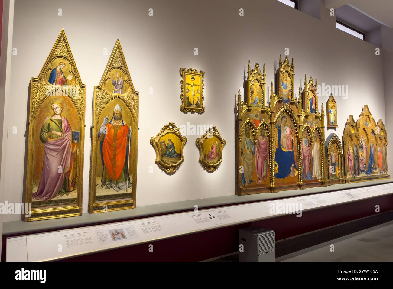 Paintings by Piero di Giovanni aka Lorenzo Monaco in the Accademia ...