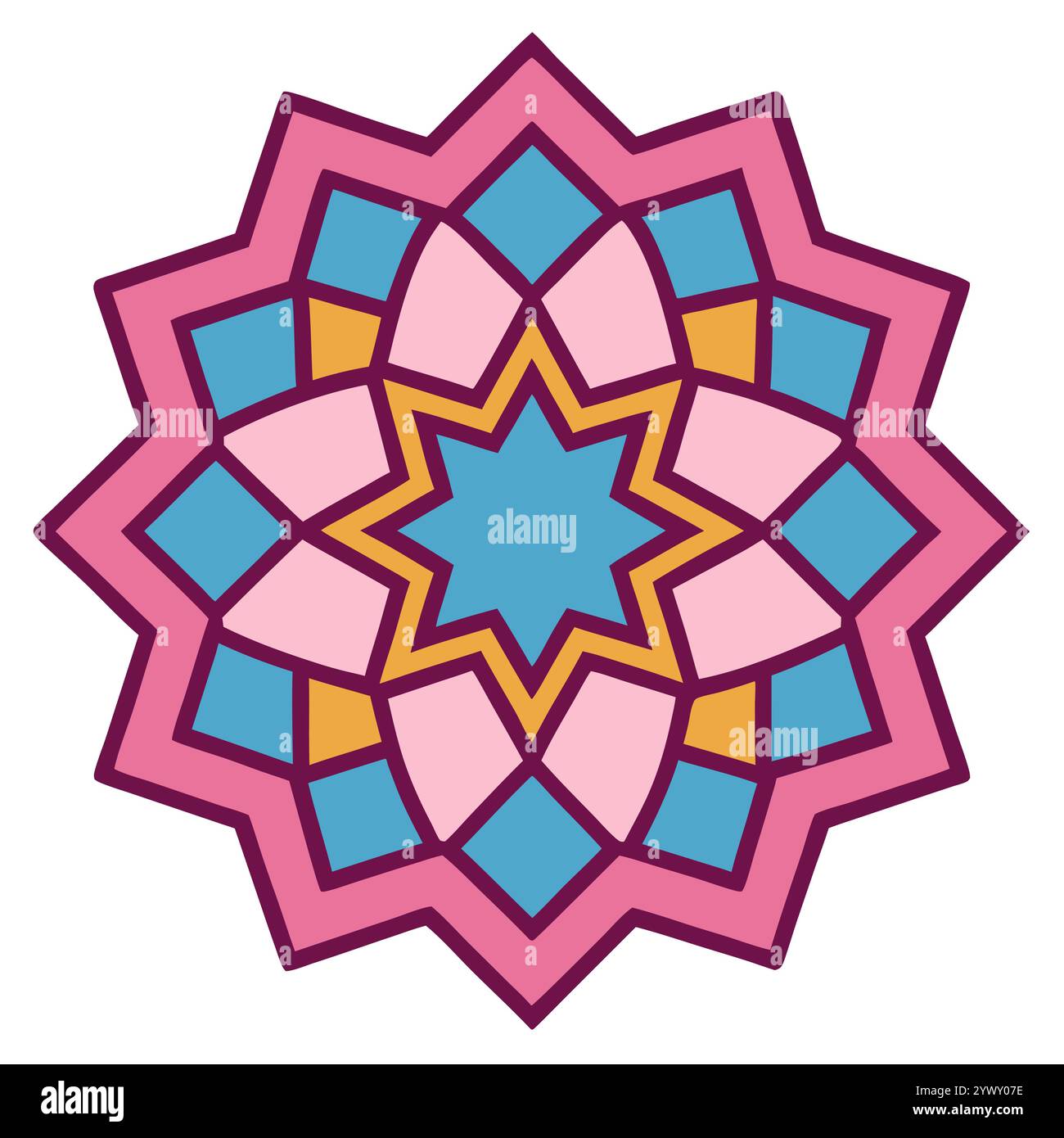 Beautiful seamless Islamic pattern with geometric shapes and arabesque ...