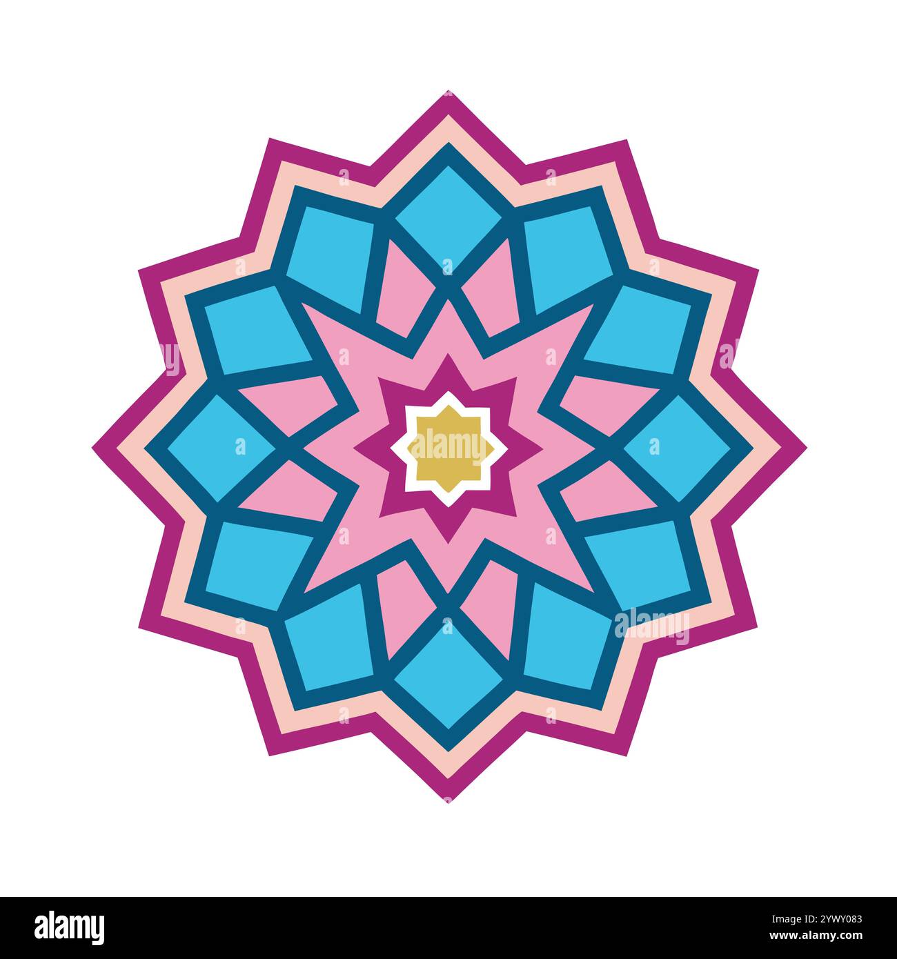Beautiful seamless Islamic pattern with geometric shapes and arabesque ...
