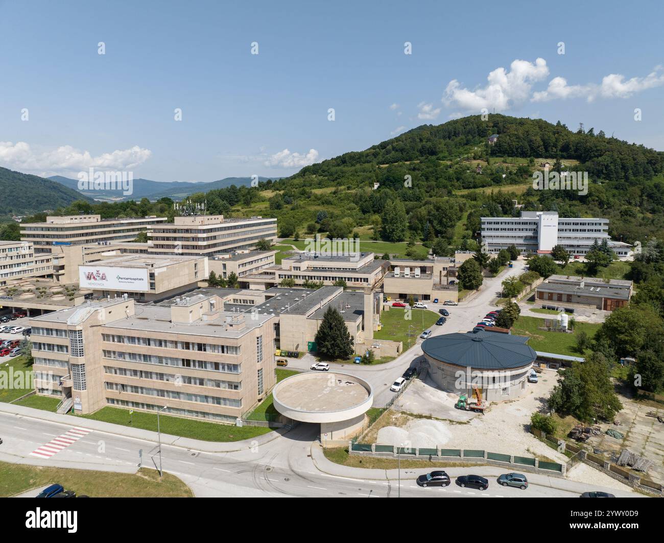 Aerial view of the city of Roznava in Slovakia Stock Photo - Alamy